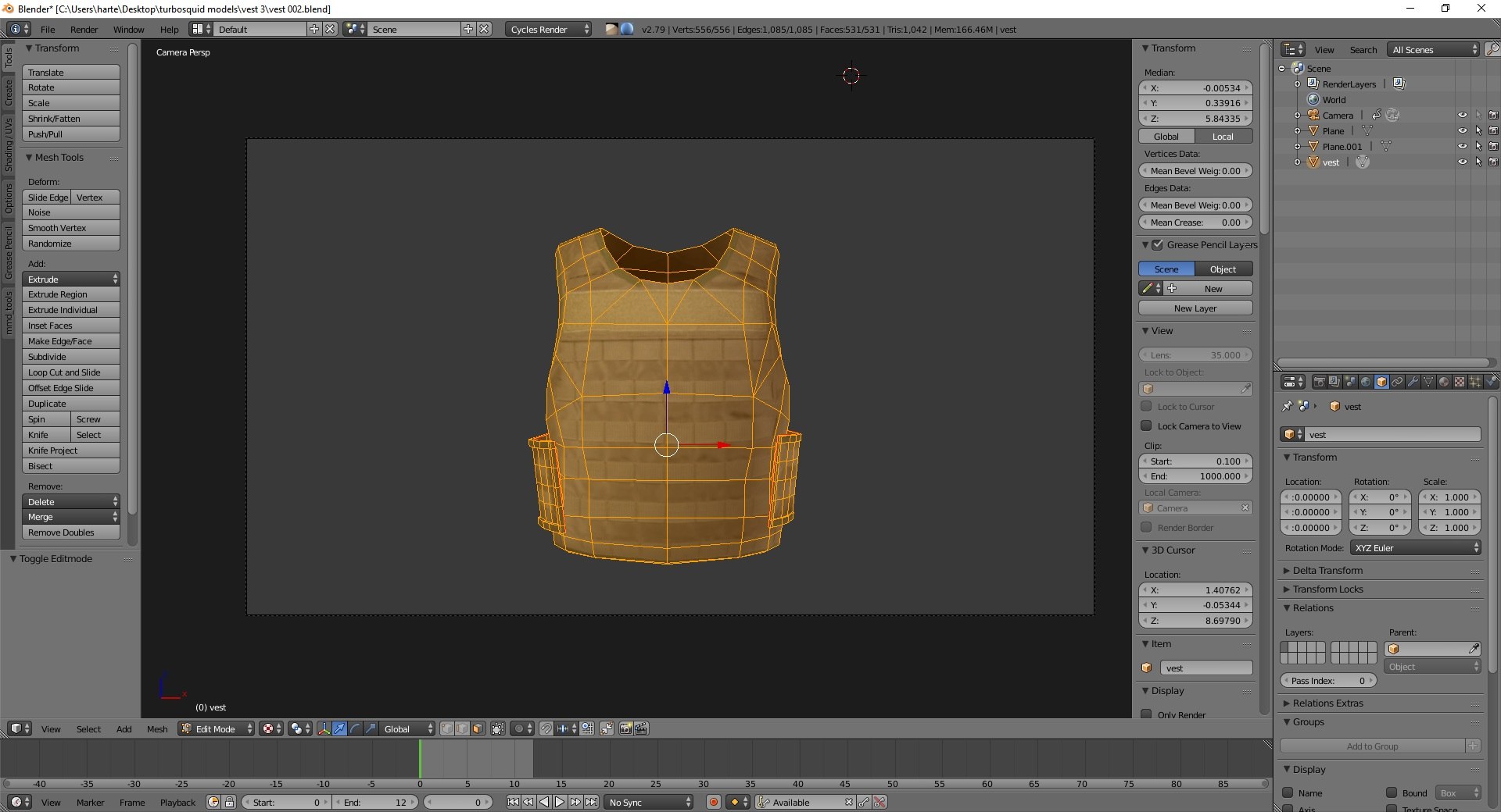 3D Tactical Bulletproof Vest - TurboSquid 1340059