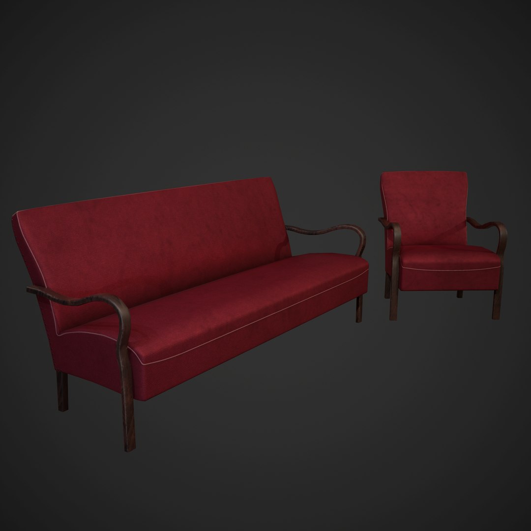 3D Unity Sofa 1 Armchair Model - TurboSquid 1480068