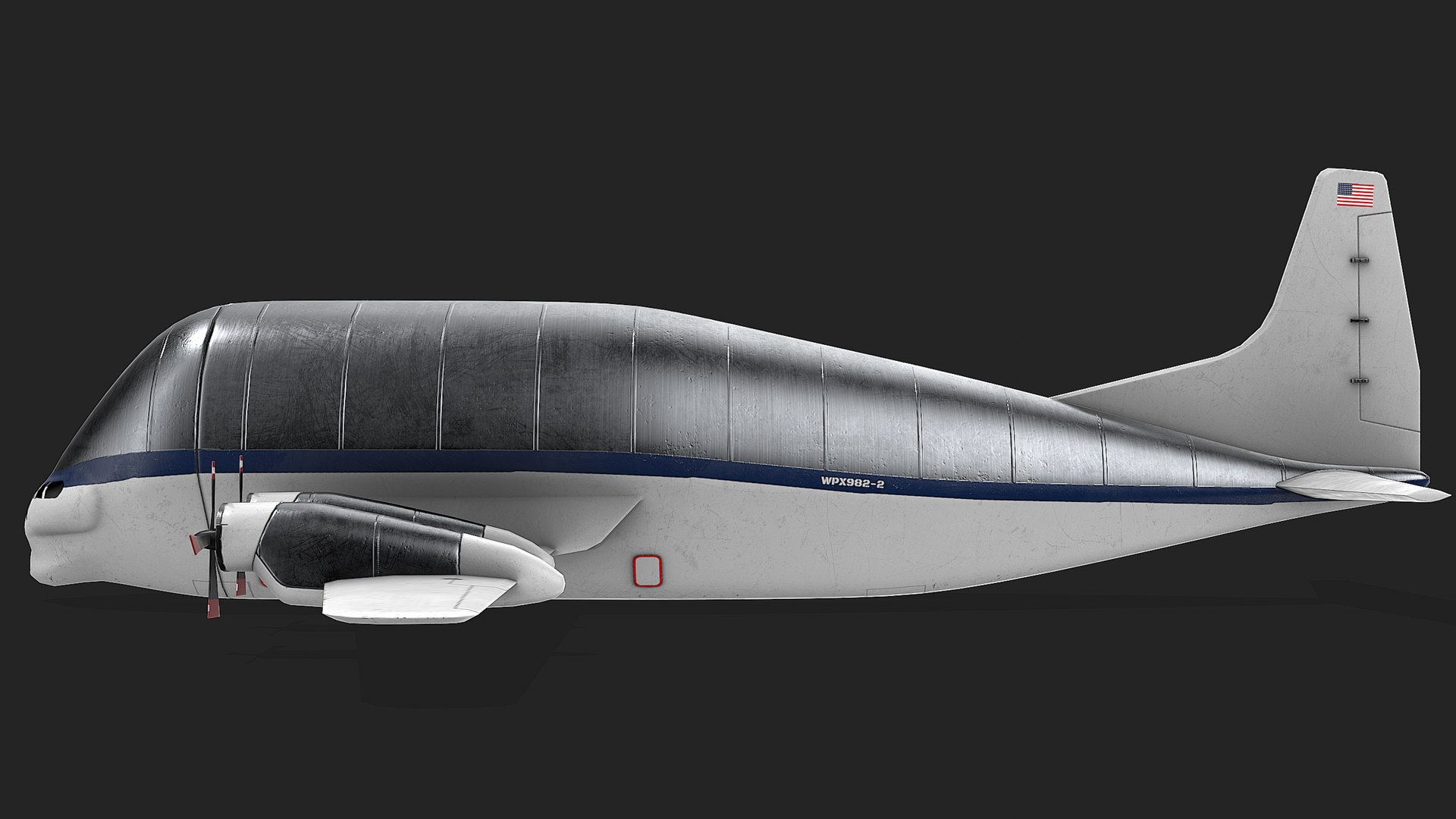 3D Model Cargo Airplane - TurboSquid 2139509