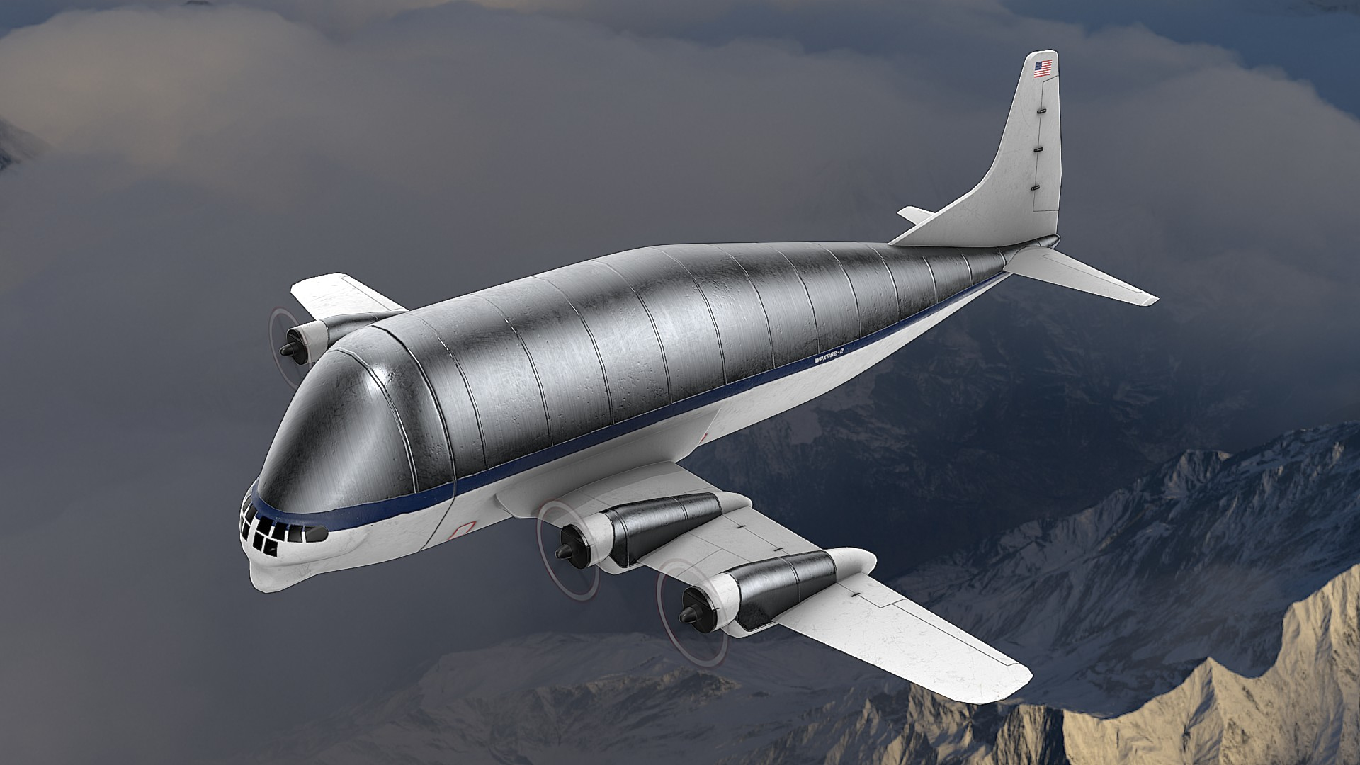 3D Model Cargo Airplane - TurboSquid 2139509