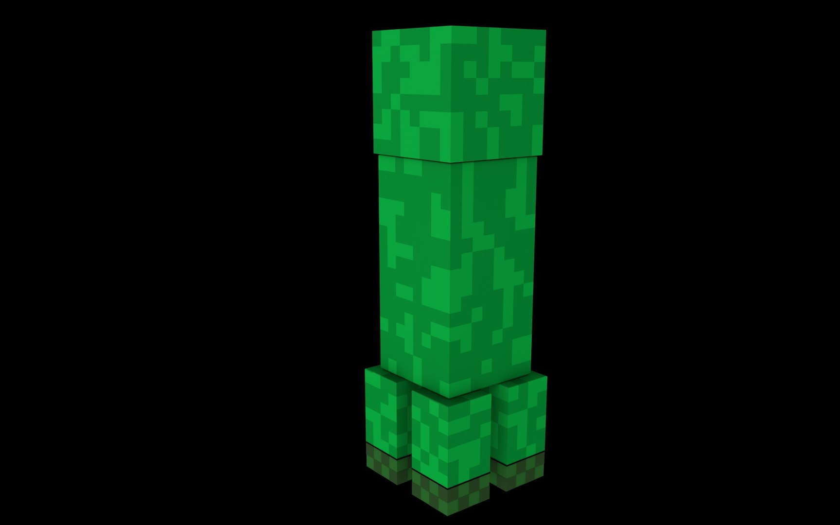 3D Minecraft Creeper - TurboSquid 1863271