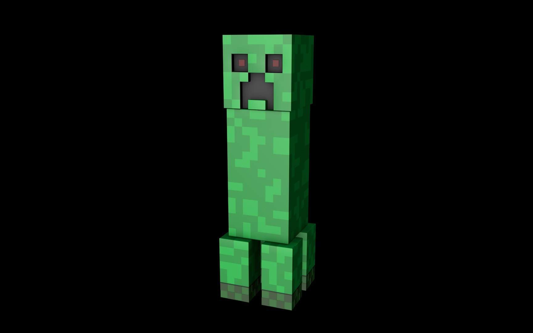 3D Minecraft Creeper - TurboSquid 1863271
