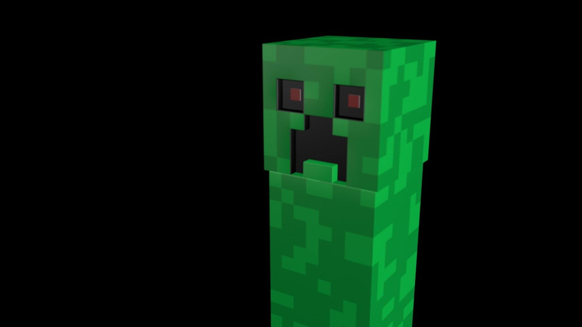3D Minecraft Creeper - TurboSquid 1863271
