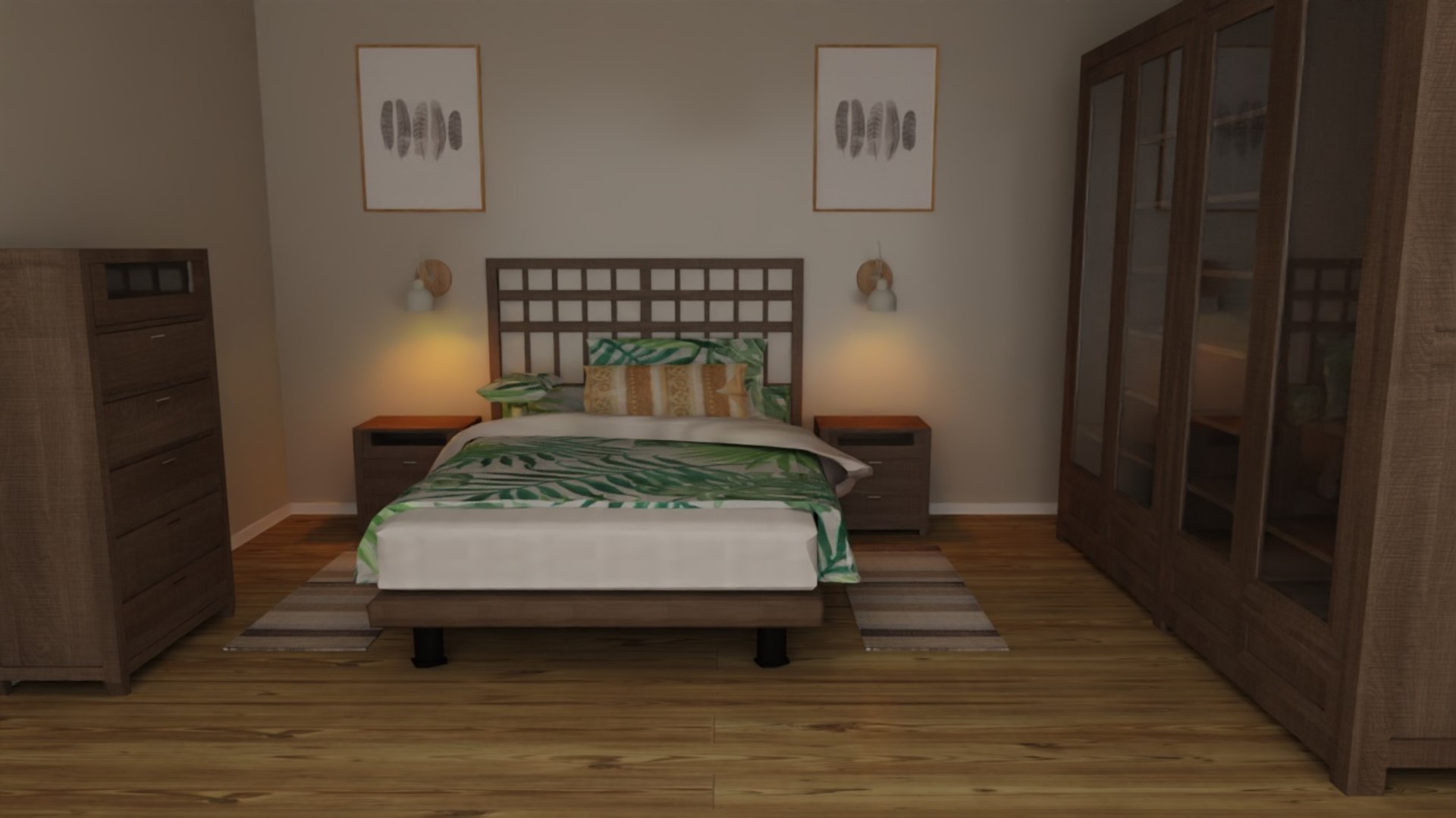 Teak Room Model - TurboSquid 1844972