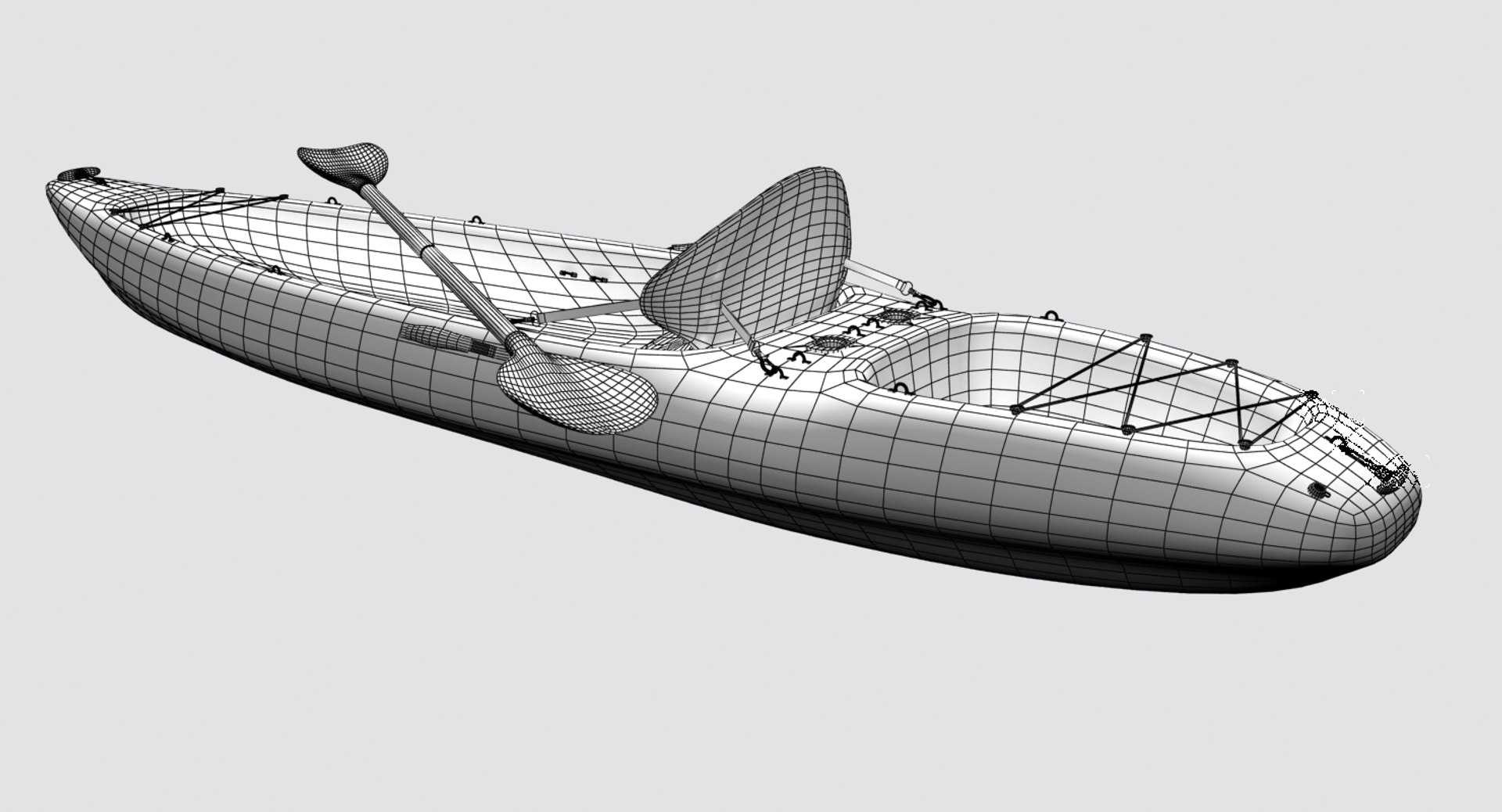 Kayak 3D Model - TurboSquid 1316267