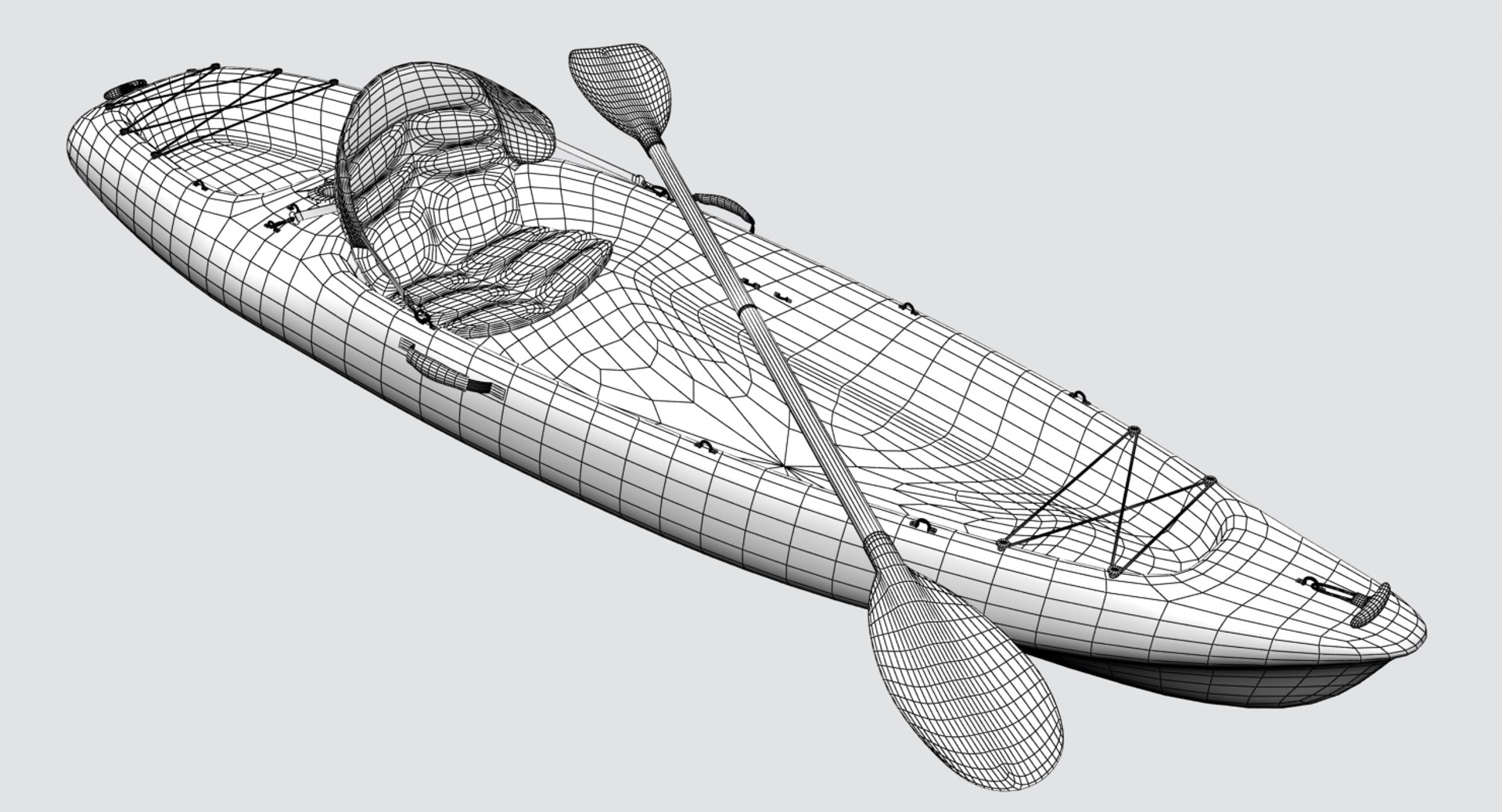 Kayak 3D Model - TurboSquid 1316267