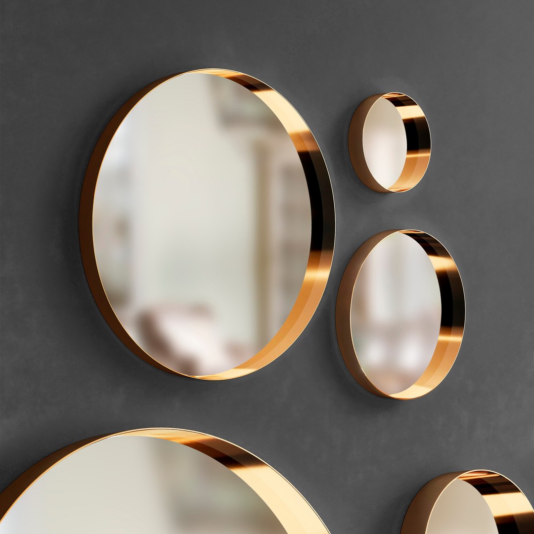 3D mirrors set 85 model - TurboSquid 1608080