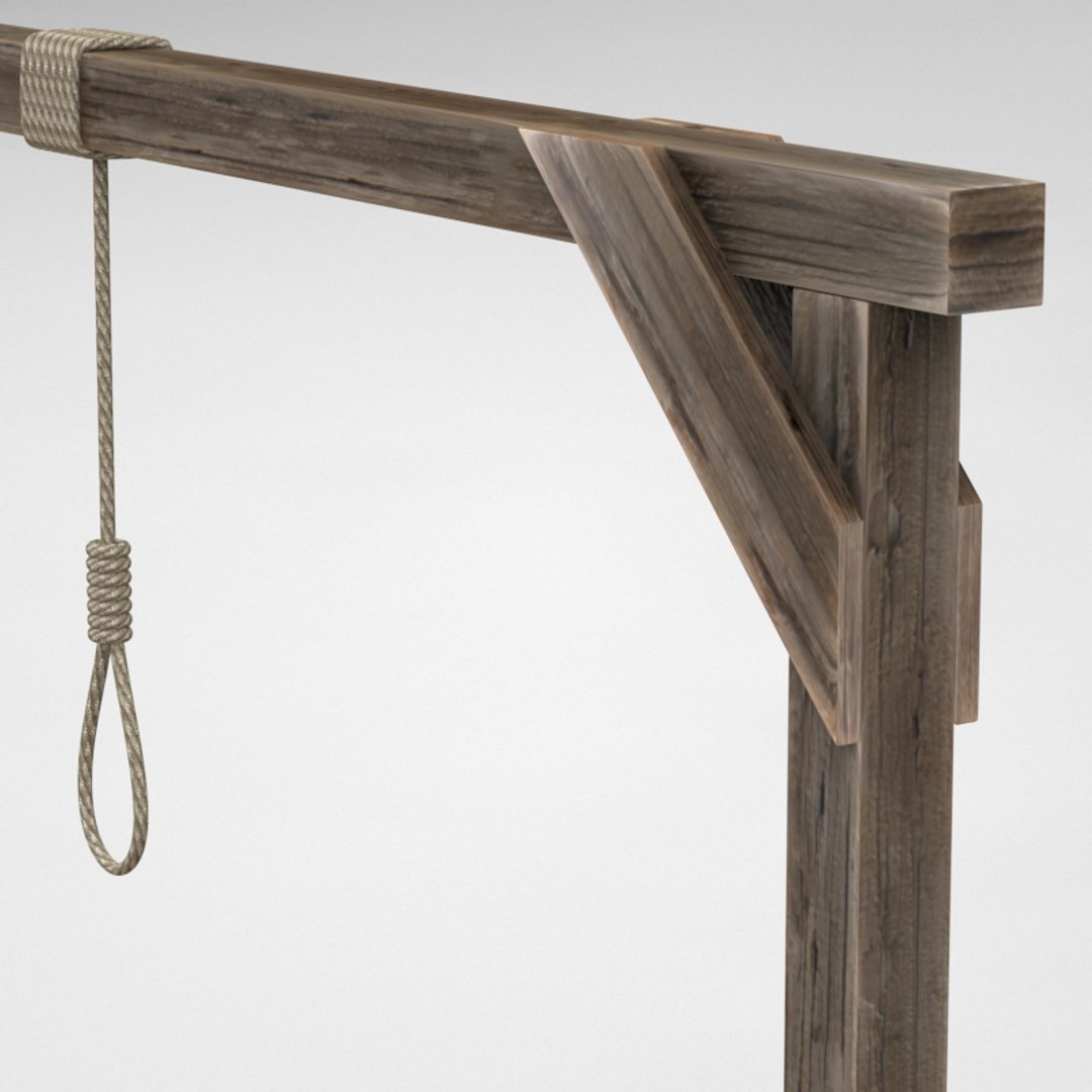3d Medieval Gallows Model