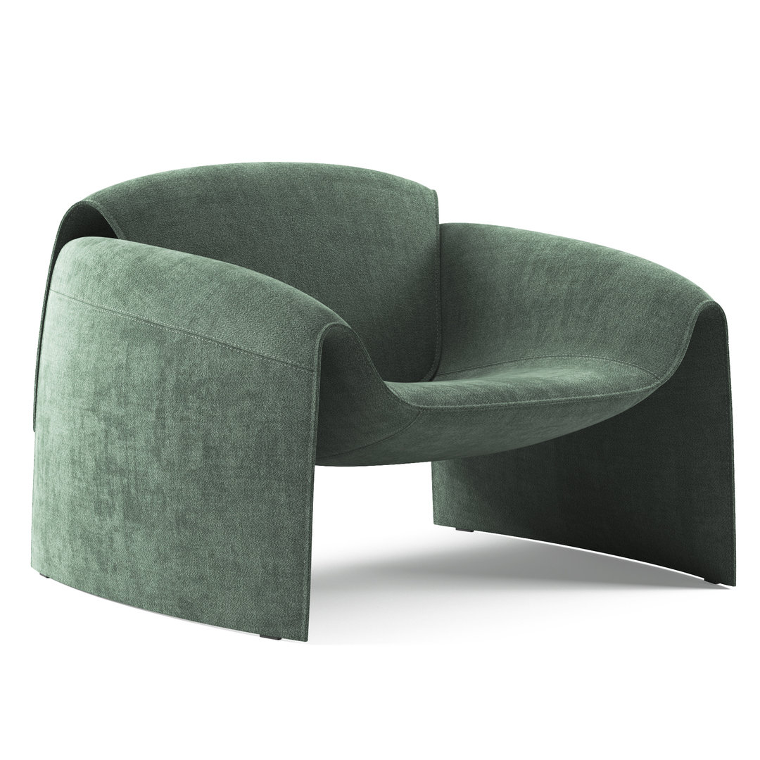3D model Le Club Armchair By Poliform - TurboSquid 1746021