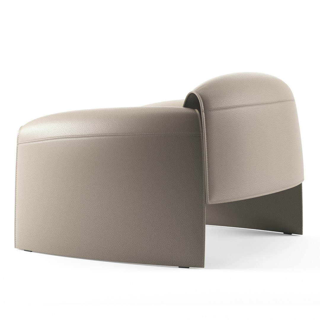 3D Model Le Club Armchair By Poliform - TurboSquid 1746021