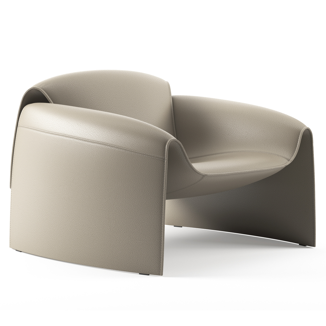 3D model Le Club Armchair By Poliform - TurboSquid 1746021