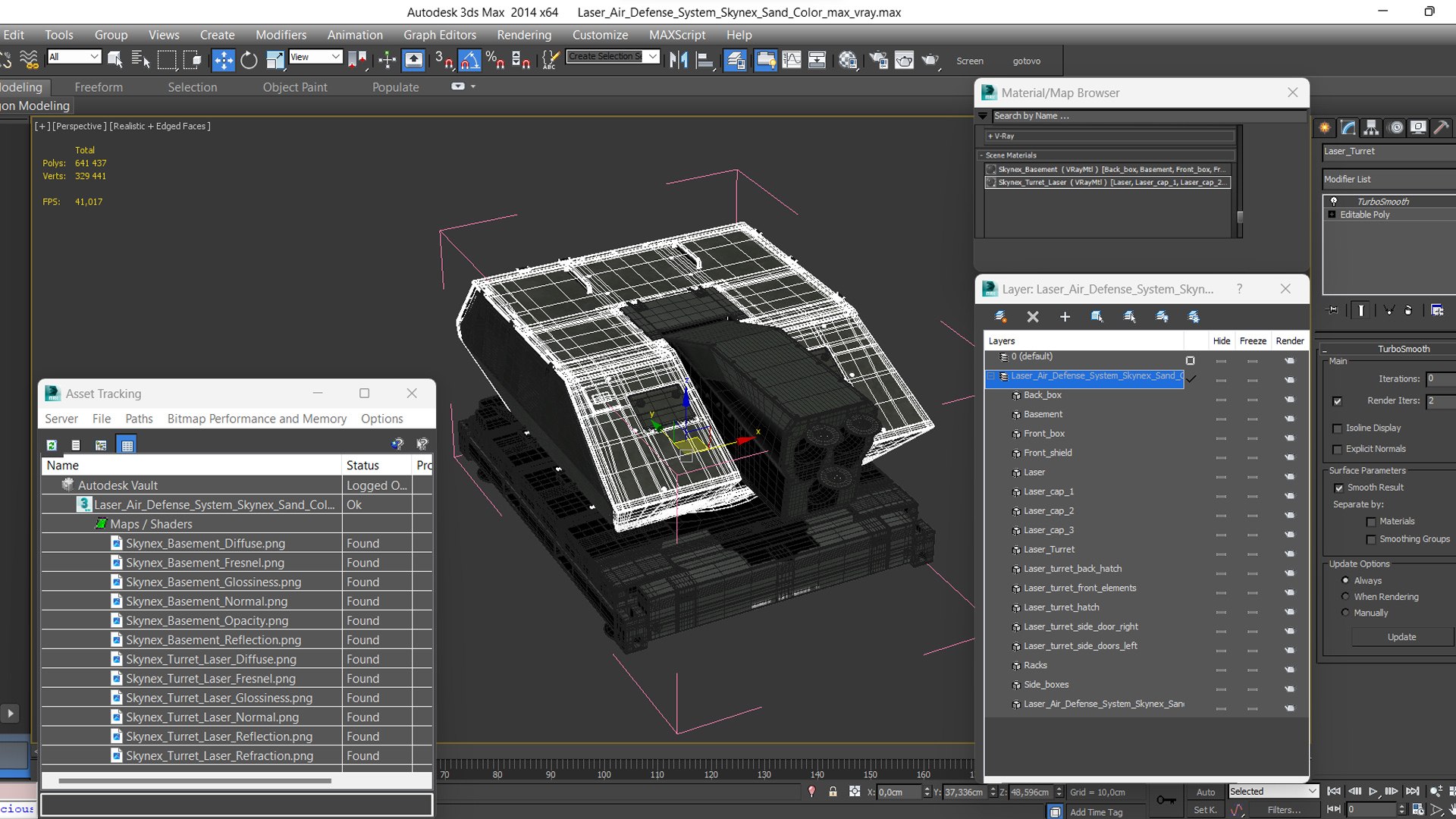 Skynex Laser Air Defense System Green 3D Model - TurboSquid 2201922
