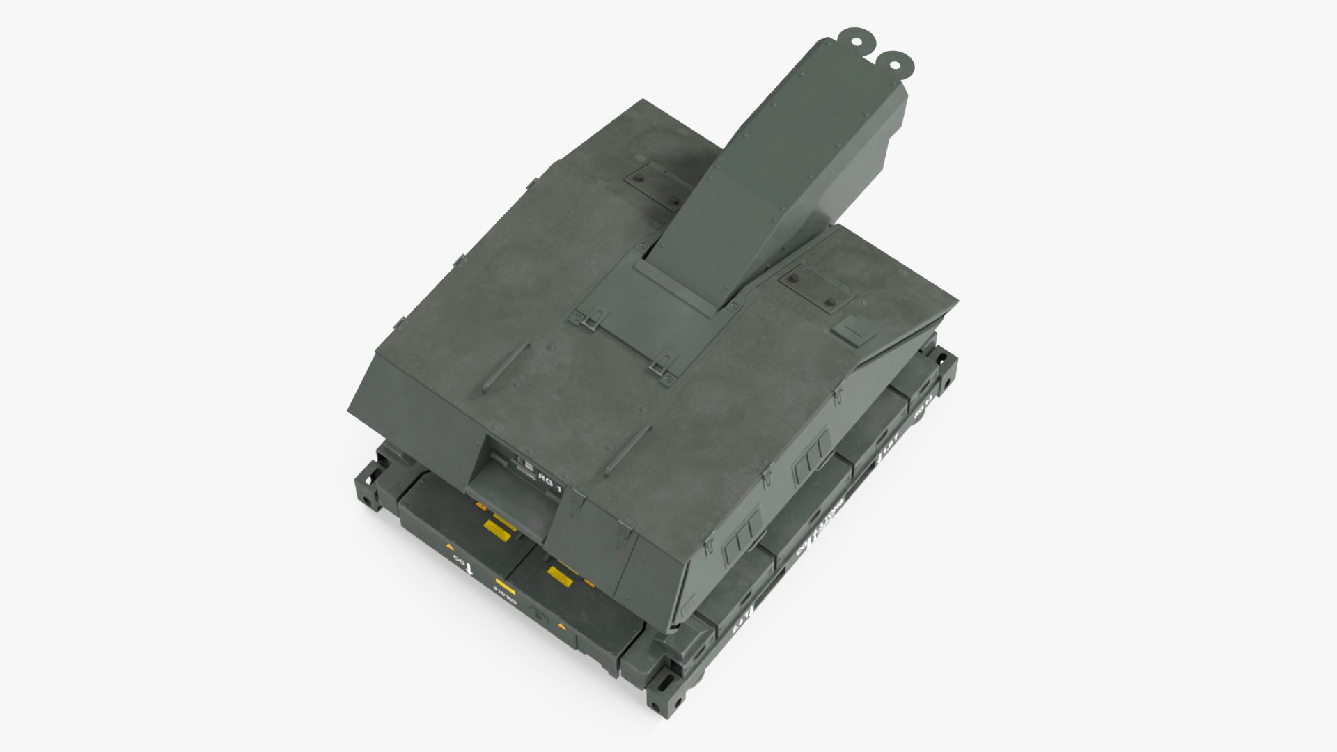 Skynex Laser Air Defense System Green 3D Model - TurboSquid 2201922