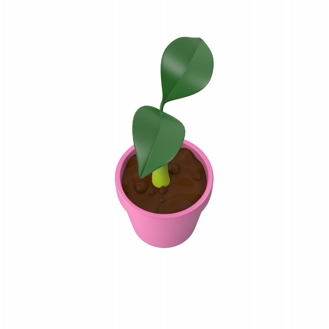 Sprout Cartoon 3D Model - TurboSquid 2267976