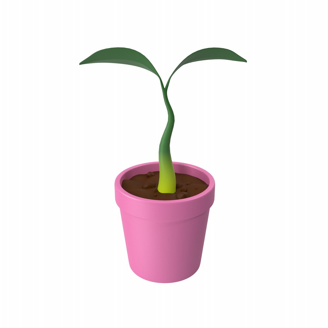 Sprout Cartoon 3D Model - TurboSquid 2267976