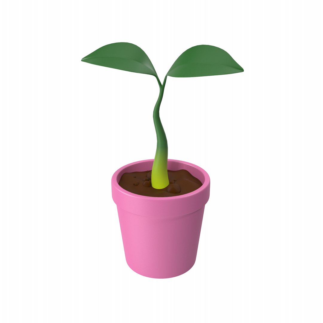 Sprout Cartoon 3D Model - TurboSquid 2267976
