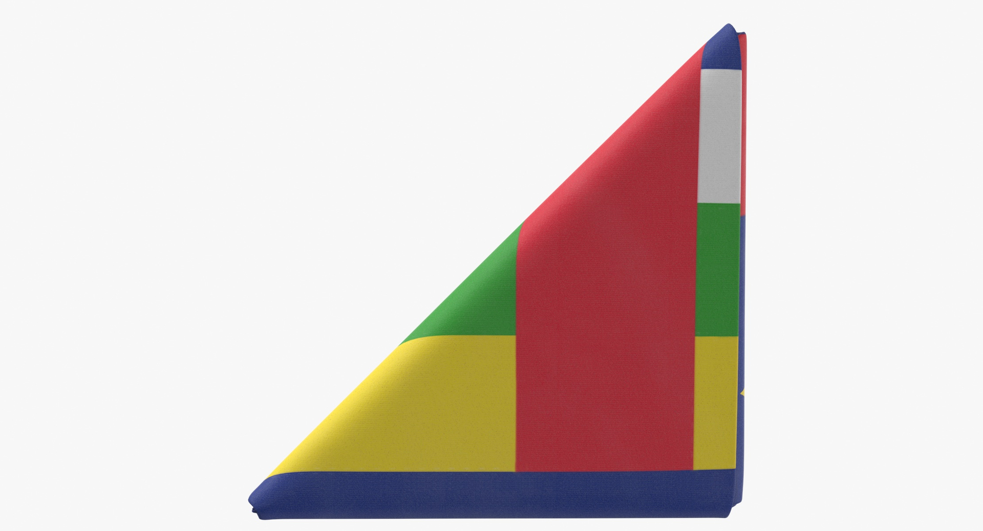 3D Flag Folded Triangle Central - TurboSquid 1577429