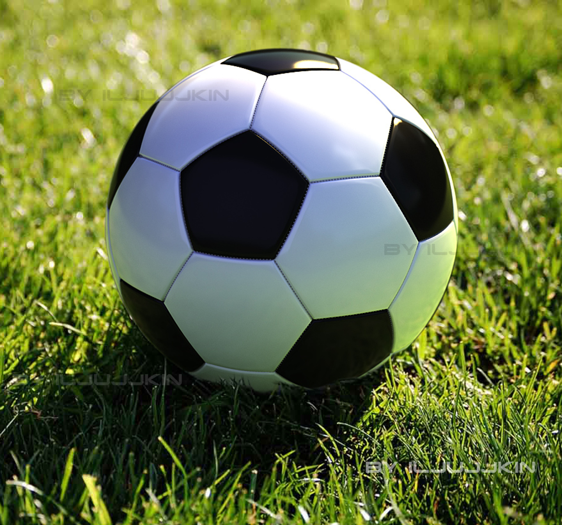 3d soccer ball model