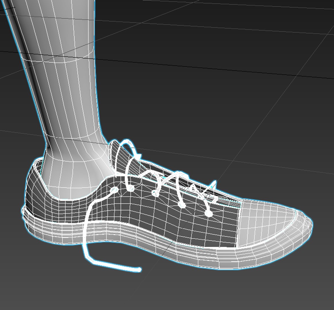 alien shoes 3d model