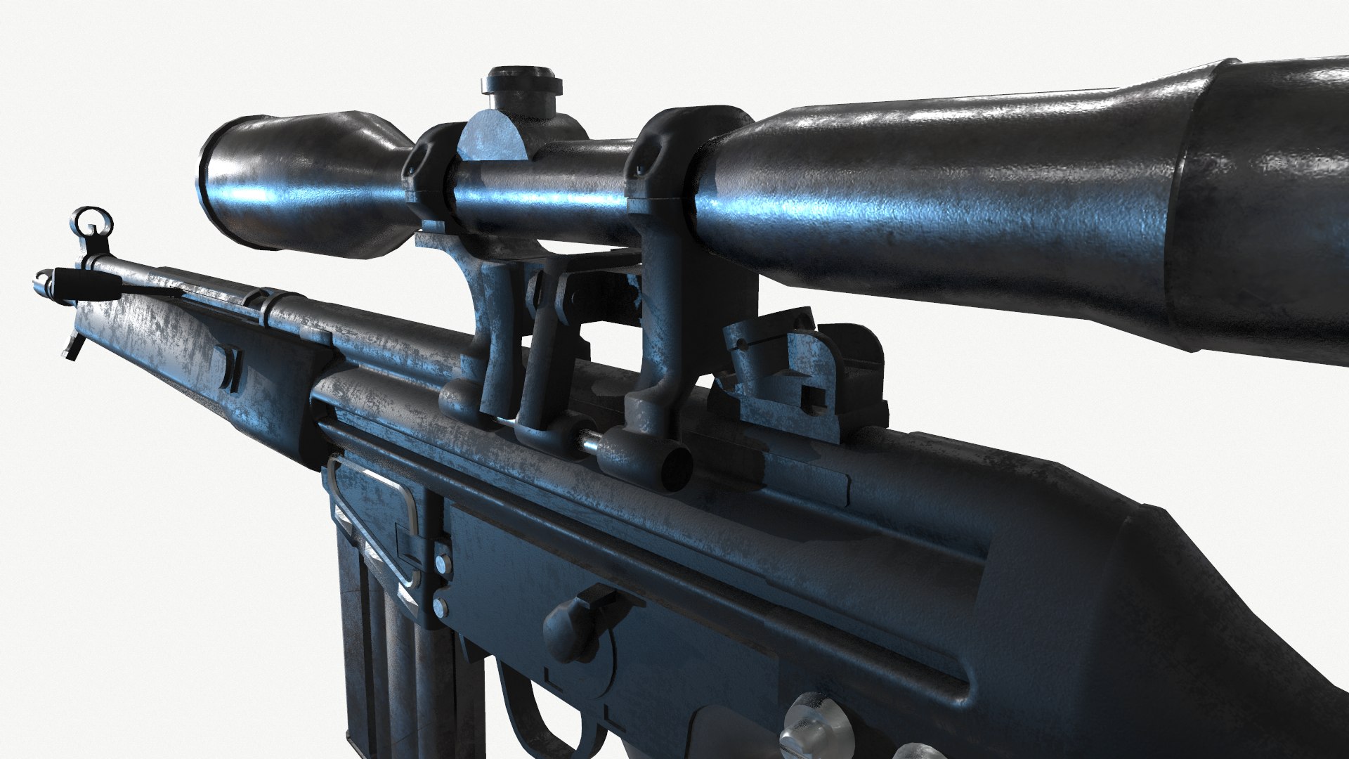 G3SG1 Sniper Rifle 3D Model - TurboSquid 2051730