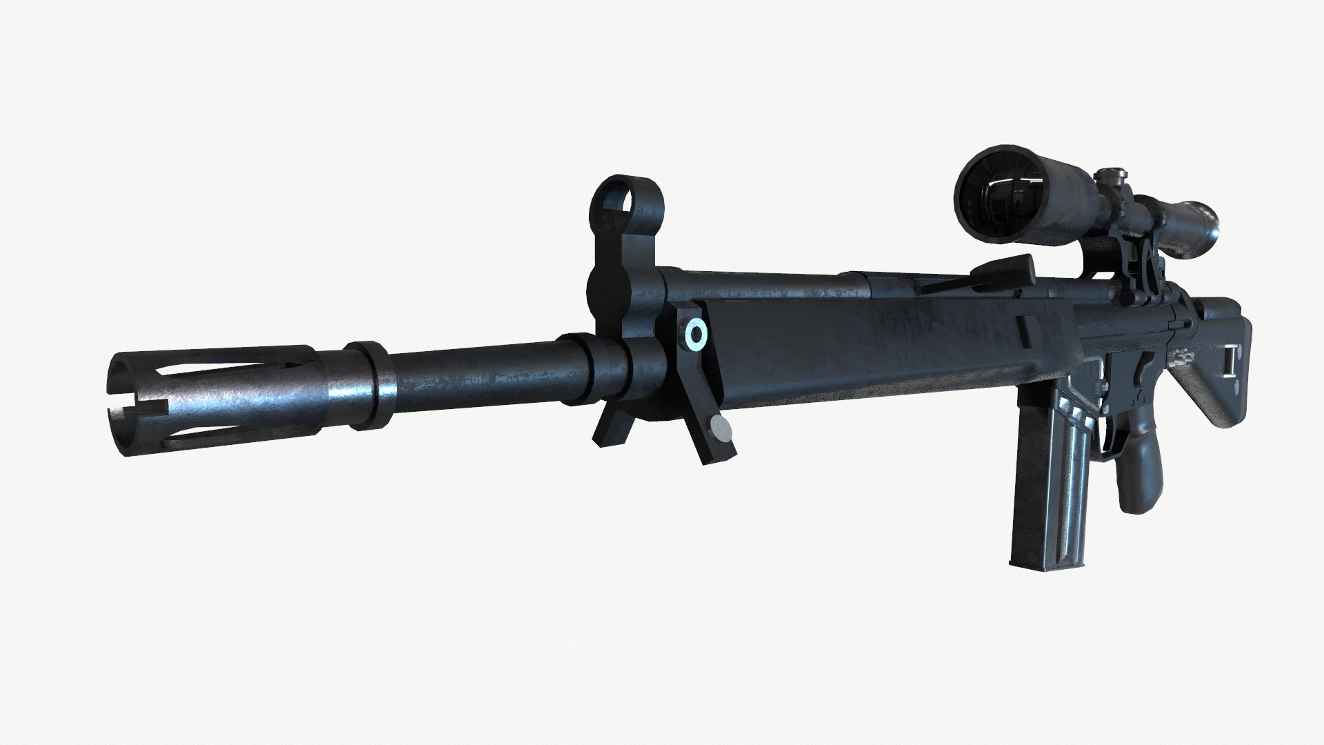 G3SG1 Sniper Rifle 3D Model - TurboSquid 2051730