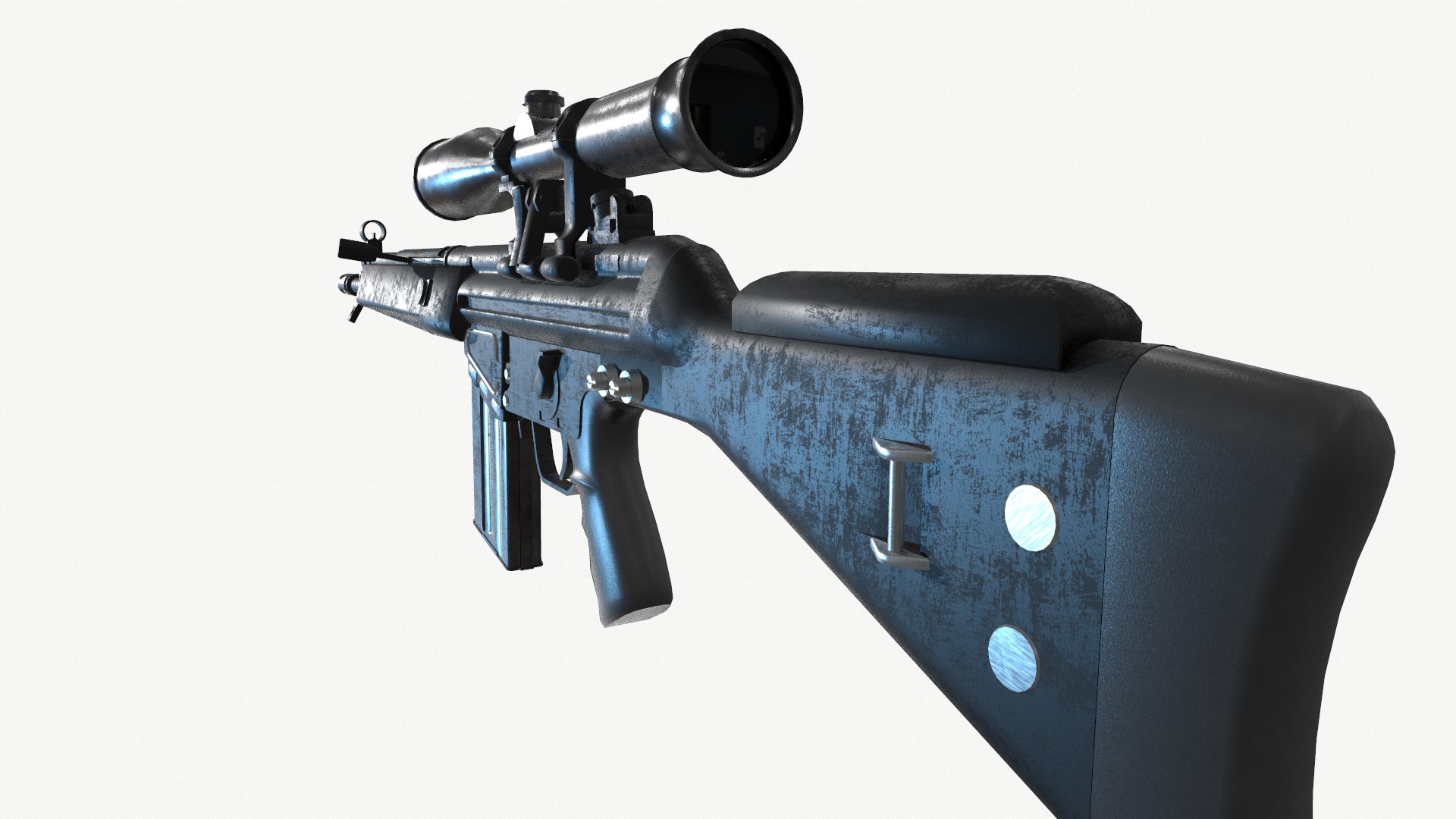 G3SG1 Sniper Rifle 3D Model - TurboSquid 2051730