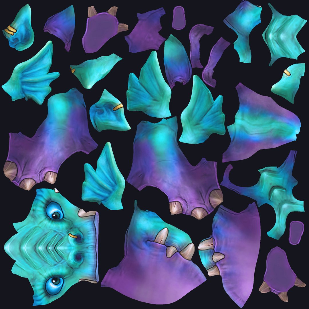 3d Model Mini Dragon Print