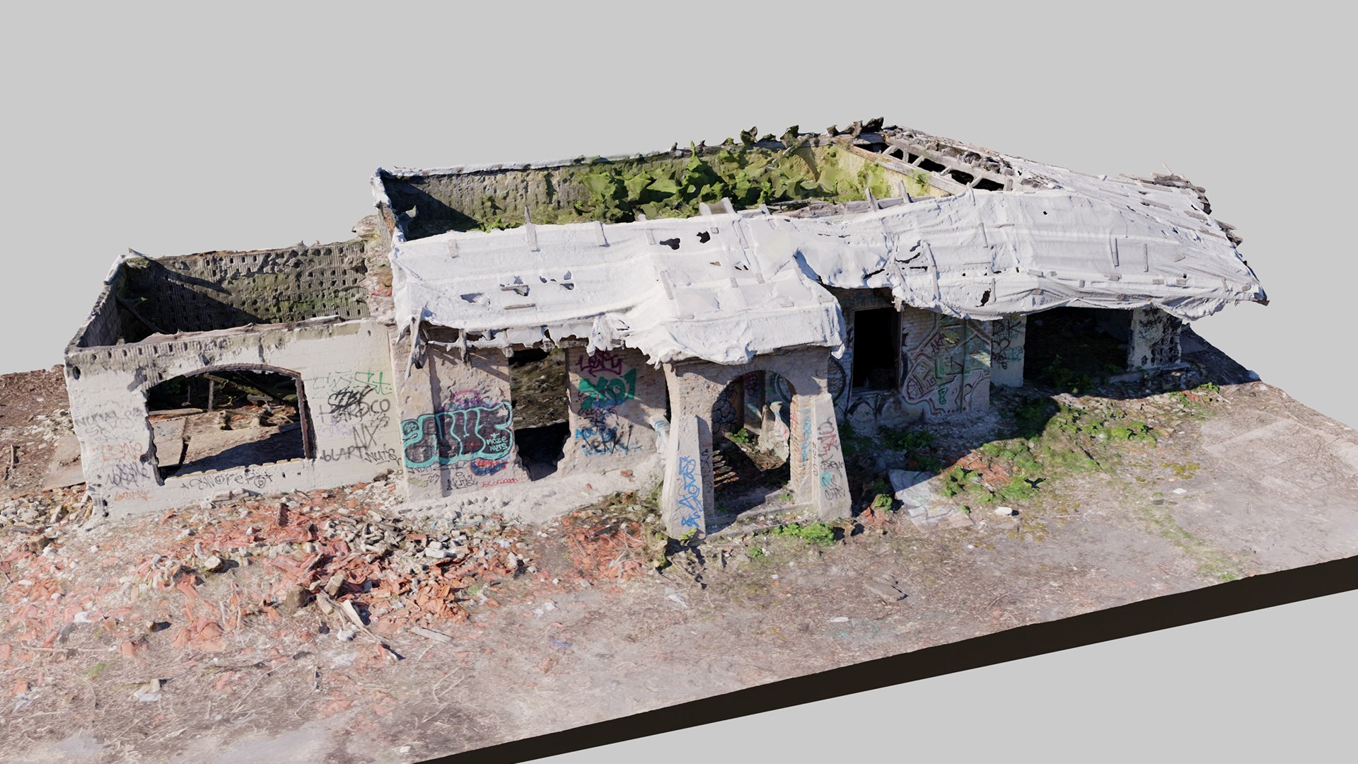 3D Abandoned-Soviet-Base-Building-3 - TurboSquid 2237384