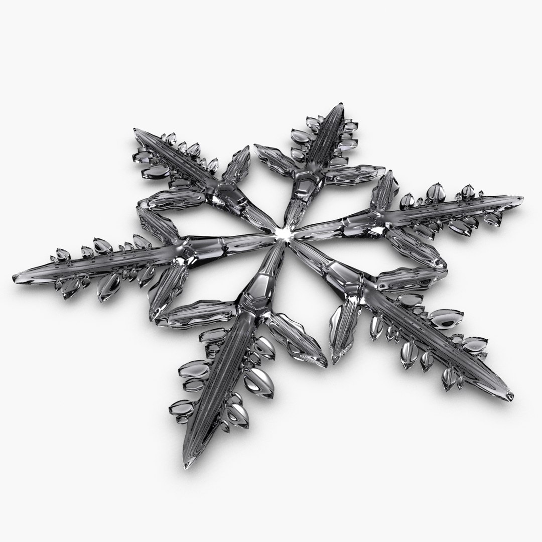 Snowflake Crystal 3d 3ds
