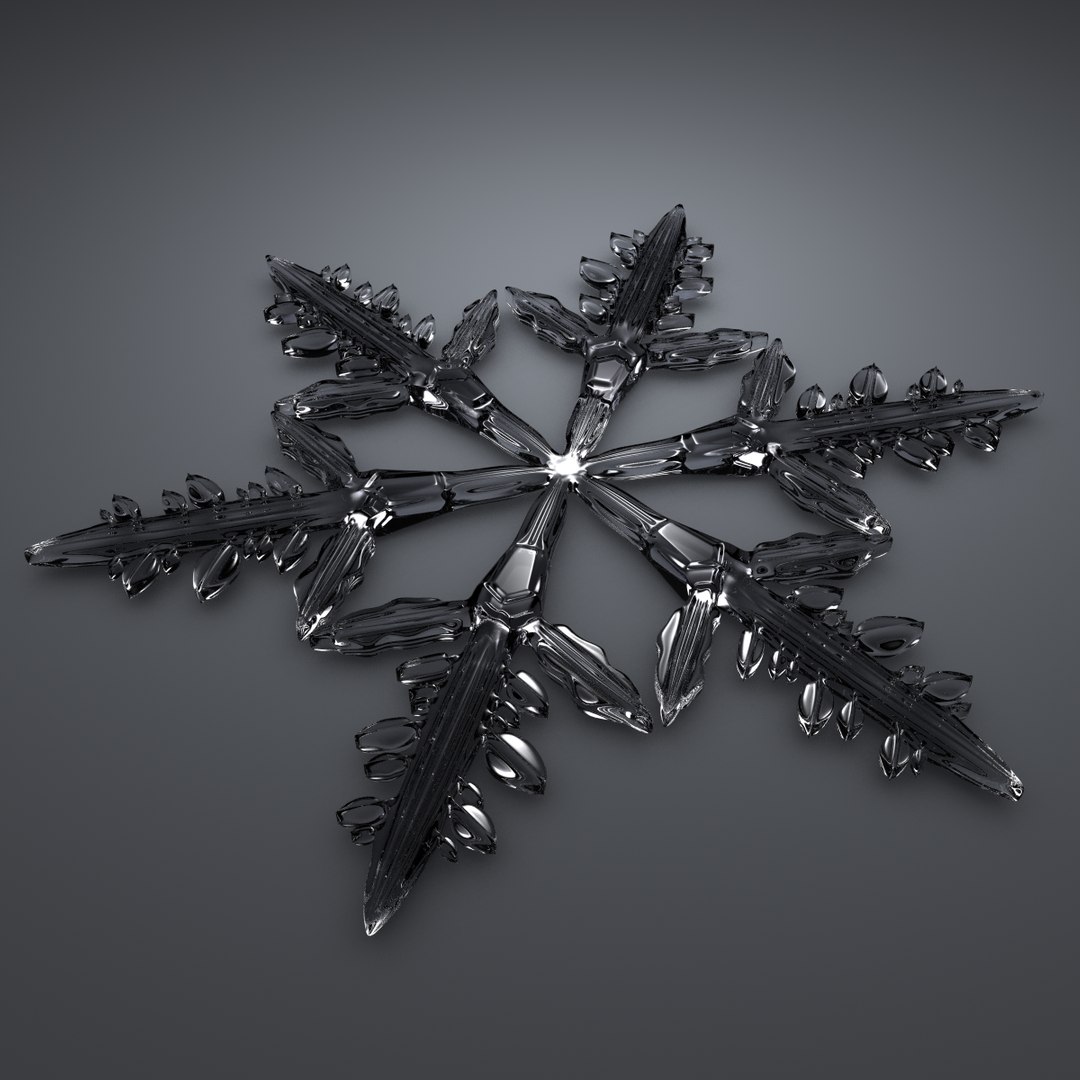 Snowflake Crystal 3d 3ds