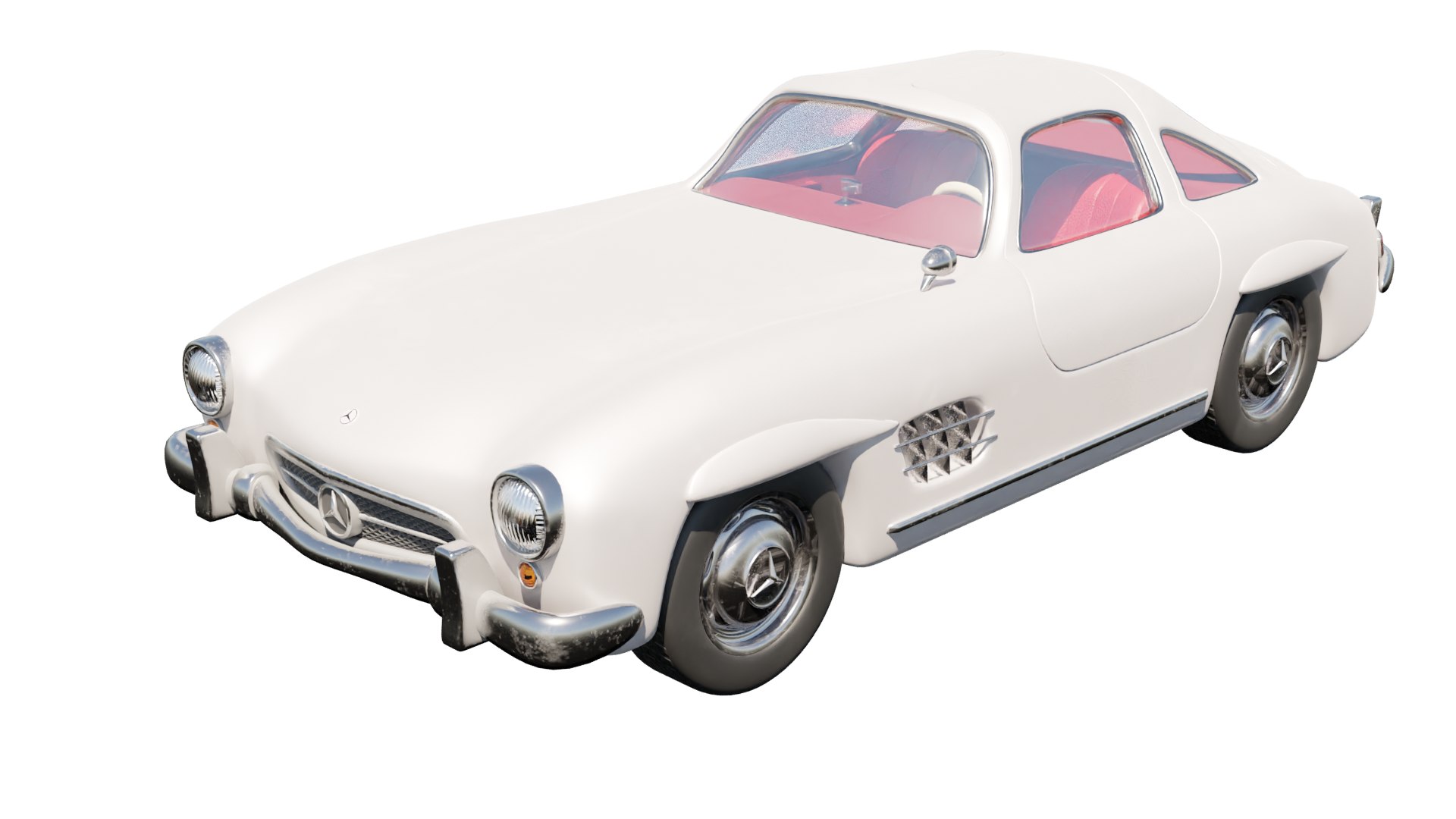 3D Model Mercedes-Benz W198 300SL - TurboSquid 2129645