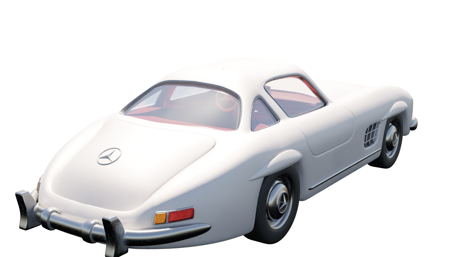 3D Model Mercedes-Benz W198 300SL - TurboSquid 2129645