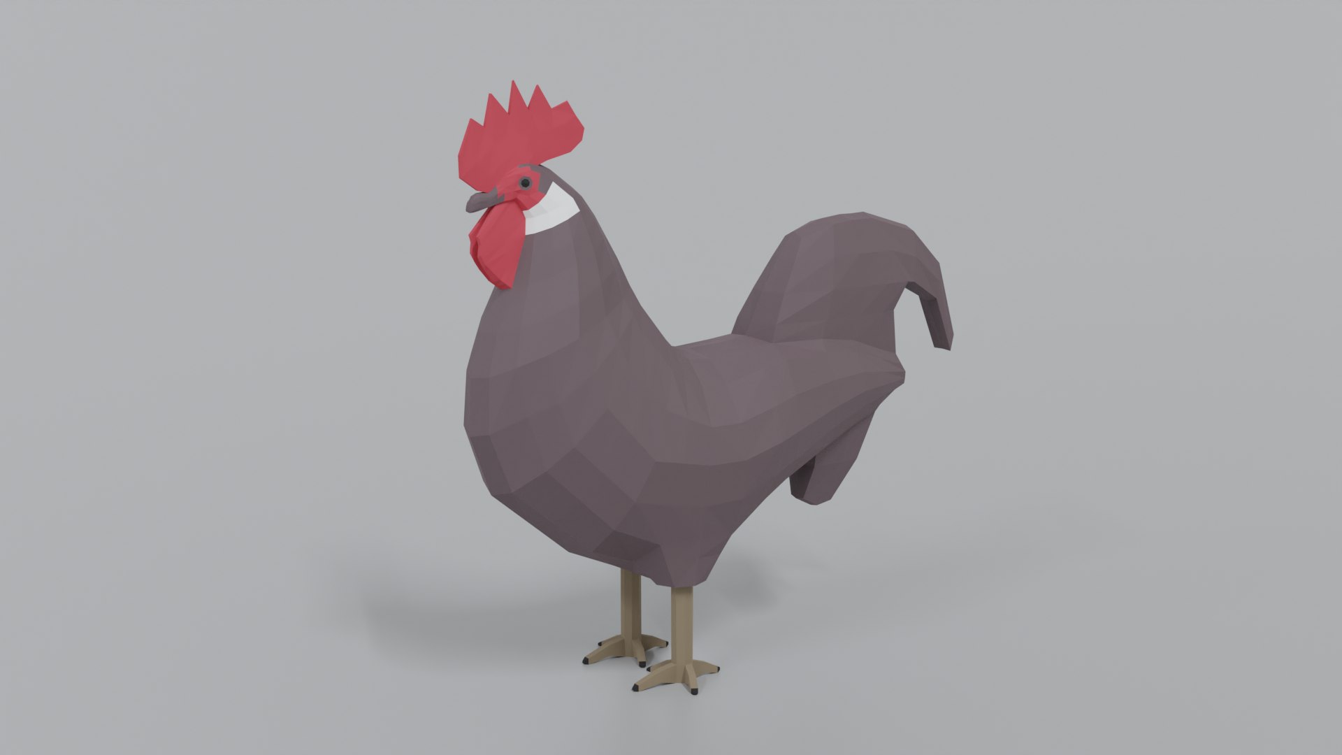 3D Model Rooster Blender - TurboSquid 1647331