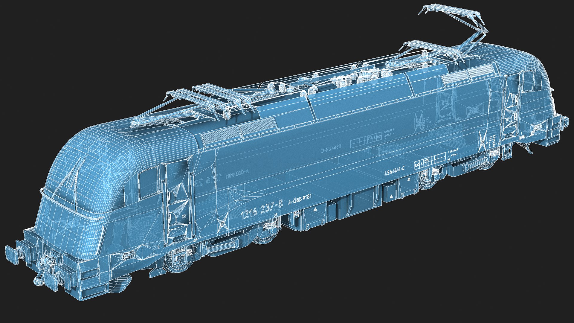 Oebb Taurus Class 1216 Es64u4 Electric Locomotive Model - TurboSquid ...