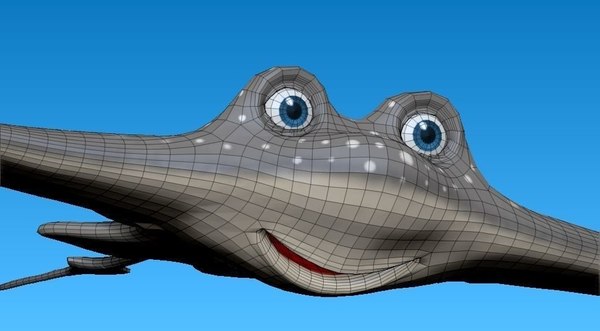 modelo 3d manta de dibujos animados - TurboSquid 1384781