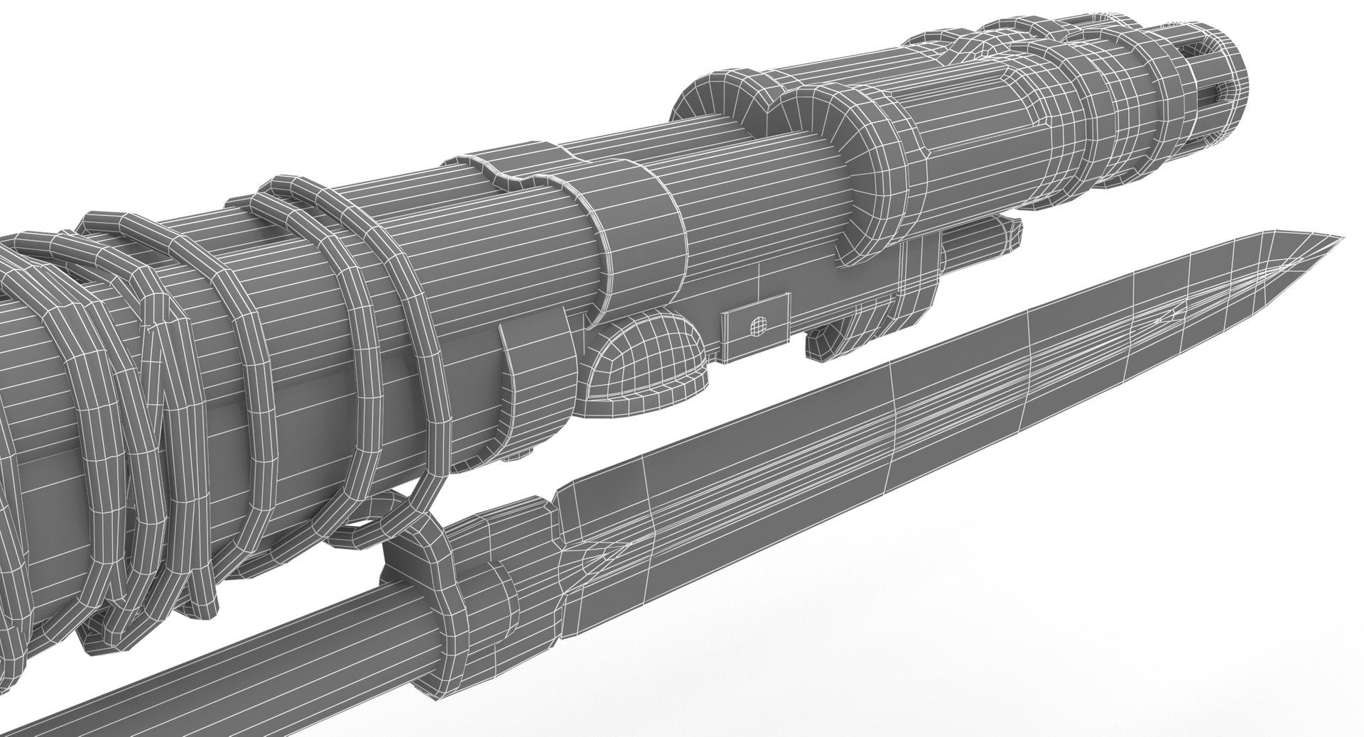 Sawed-off musket 3D model - TurboSquid 1367743