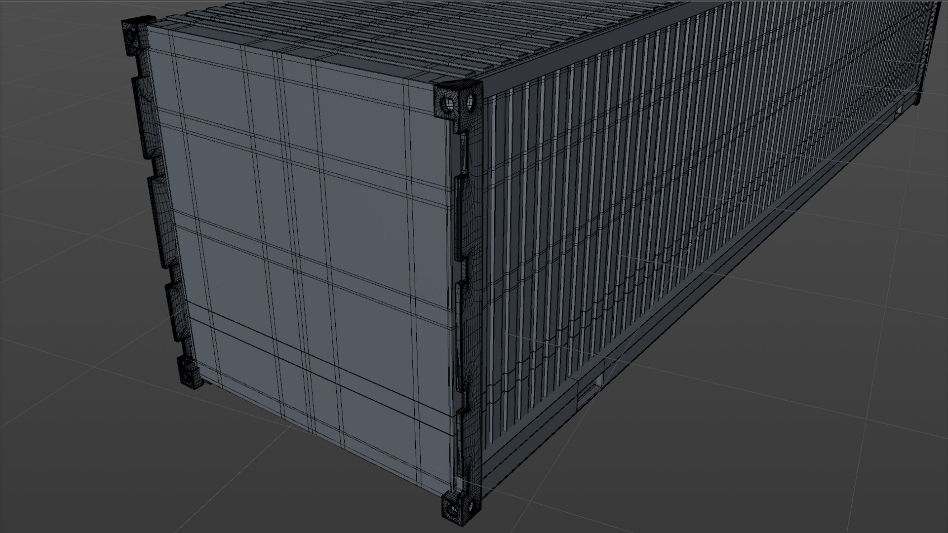 Hanjin Cargo Container L725 3D - TurboSquid 1563504