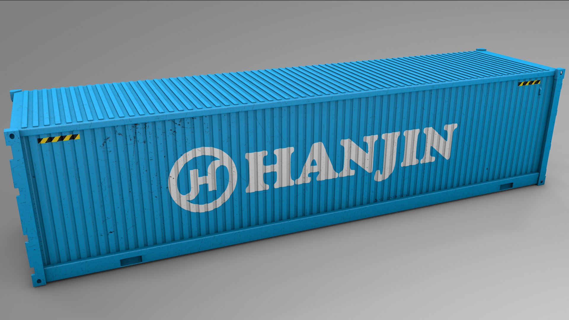 Hanjin Cargo Container L725 3D - TurboSquid 1563504