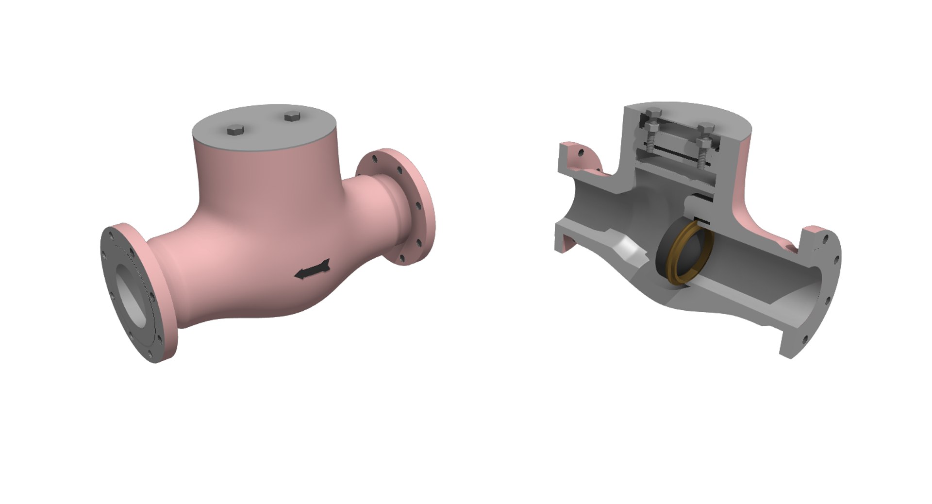 Non-return Valve 3d Model