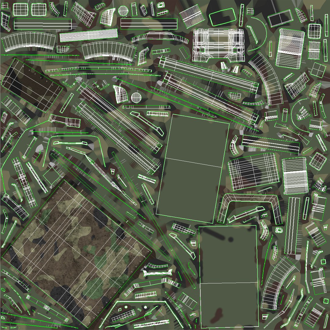 3D Generic Military Camo Truck Model - TurboSquid 2016847