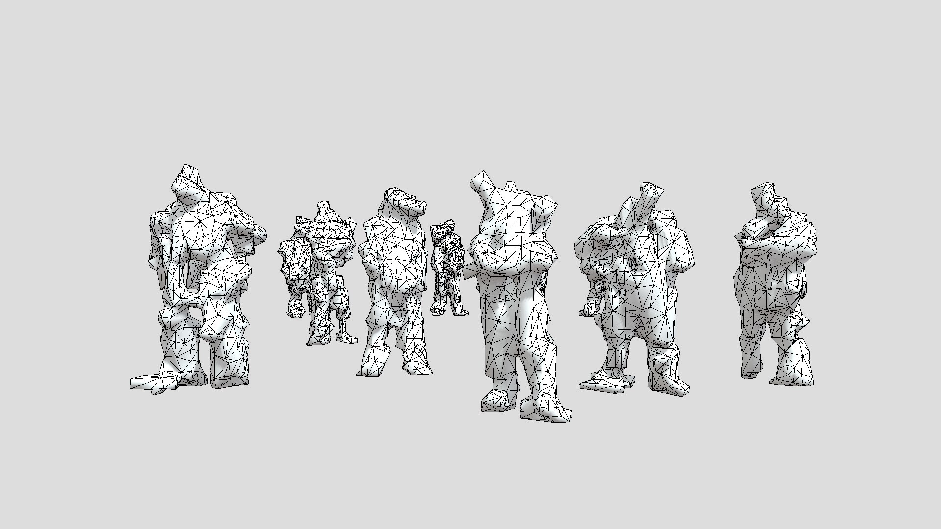 3D Crowd Model - TurboSquid 1686253