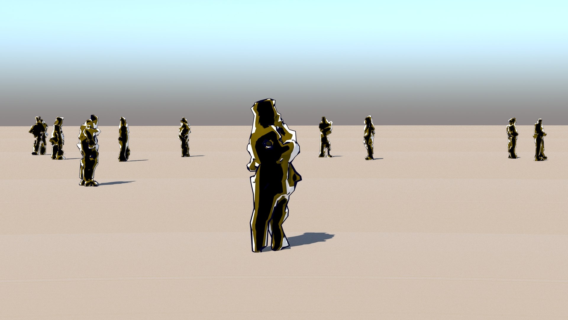 3D Crowd Model - TurboSquid 1686253
