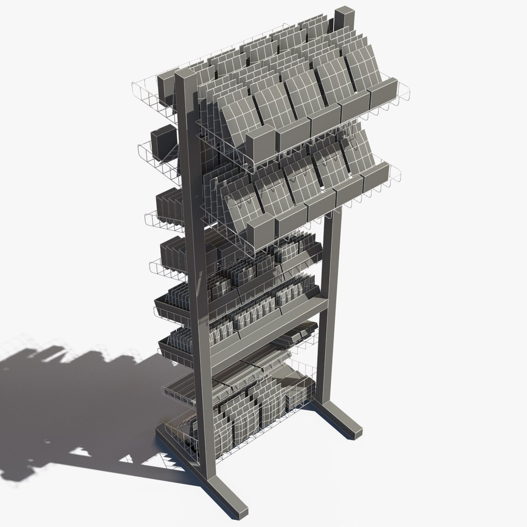 3d Model Rack V-ray