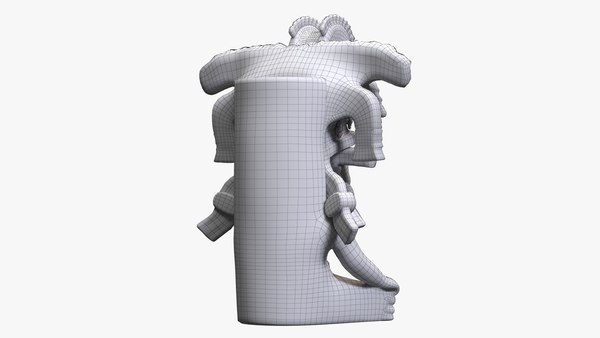 나비 신의 Zapotec 형상 항아리 3D 모델 - TurboSquid 1906719