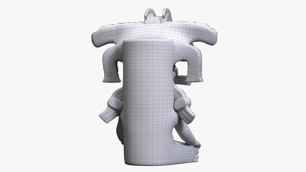 modelo 3d Una urna figurativa zapoteca del dios mariposa - TurboSquid ...