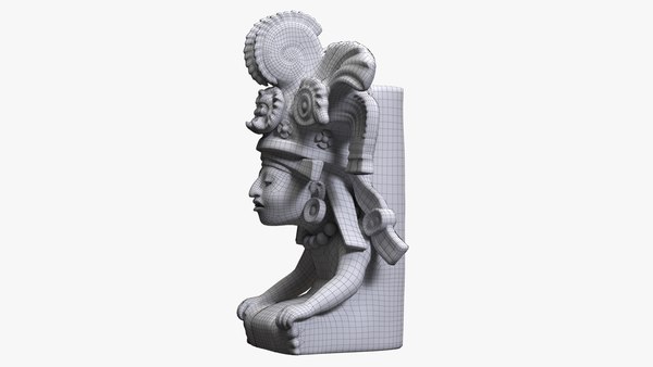 modelo 3d Una urna figurativa zapoteca del dios mariposa - TurboSquid ...