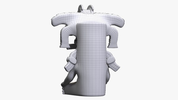 modelo 3d Una urna figurativa zapoteca del dios mariposa - TurboSquid ...
