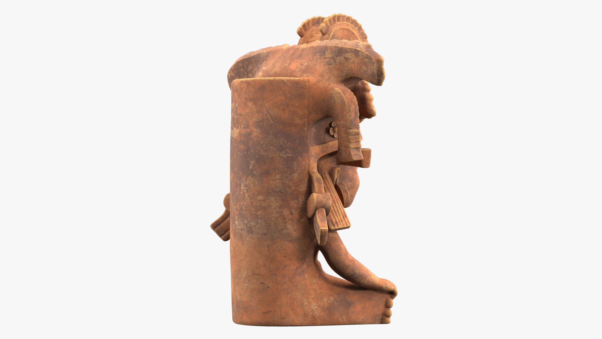 A Zapotec Figural Urn of the Butterfly God 3D model - TurboSquid 1906719
