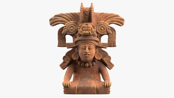 modelo 3d Una urna figurativa zapoteca del dios mariposa - TurboSquid ...