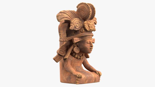 modelo 3d Una urna figurativa zapoteca del dios mariposa - TurboSquid ...